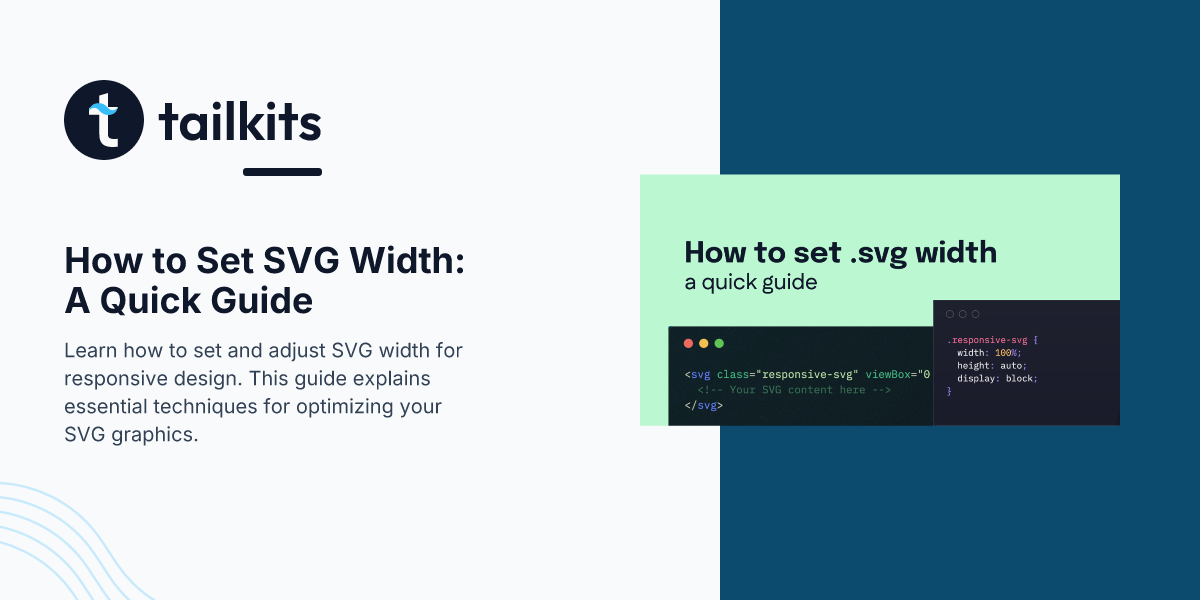 How to Set SVG Width: A Quick Guide | Tailkits