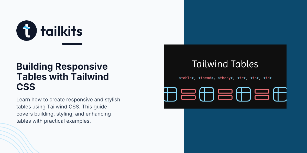 Building Responsive Tables With Tailwind Css Tailkits