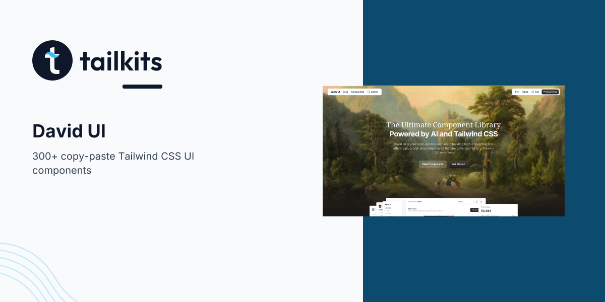 David UI Angular – Tailwind CSS Component Library | Tailkits