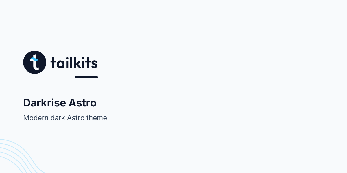 Darkrise Astro – Creative Dark UI Theme | Tailkits