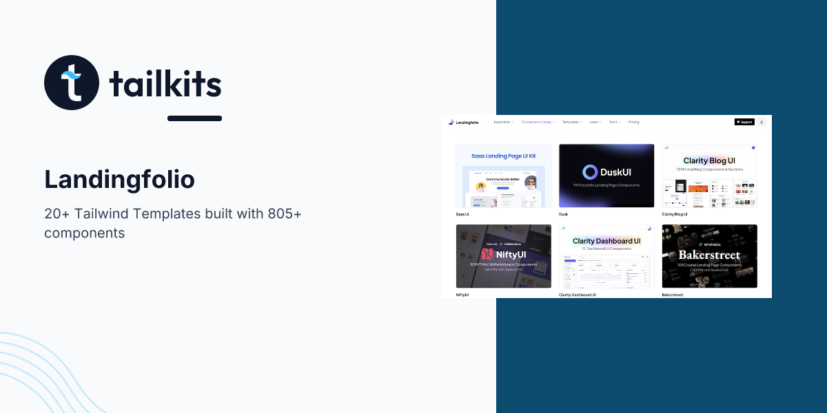 Landingfolio | Tailkits