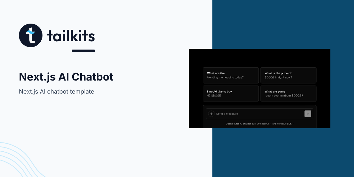 Nextjs Ai Chatbot Tailkits 