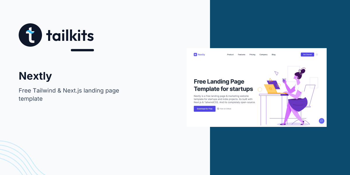 Nextly Next.js Template | Tailkits