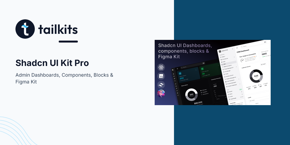 Shadcn UI Kit Pro | Tailkits
