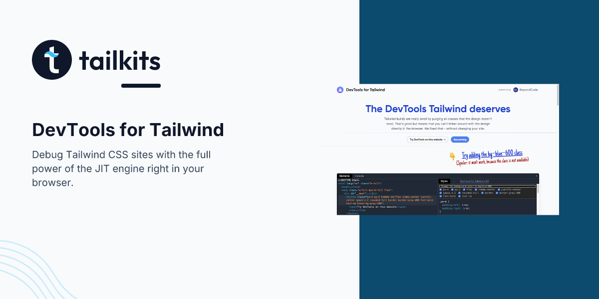 DevTools for Tailwind | Tailkits