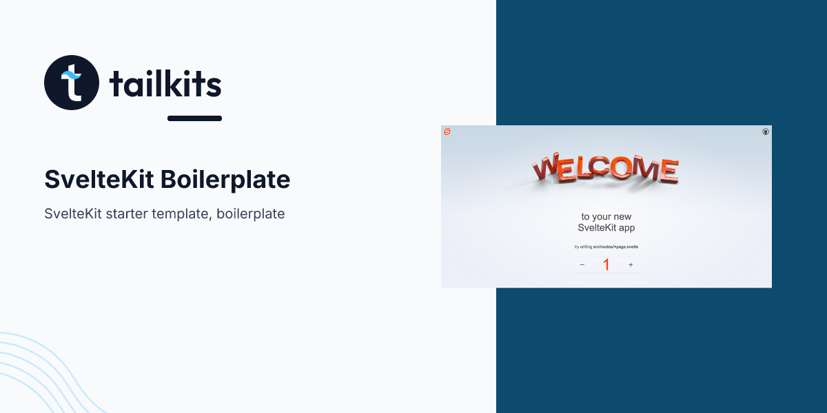 SvelteKit Boilerplate | Tailkits